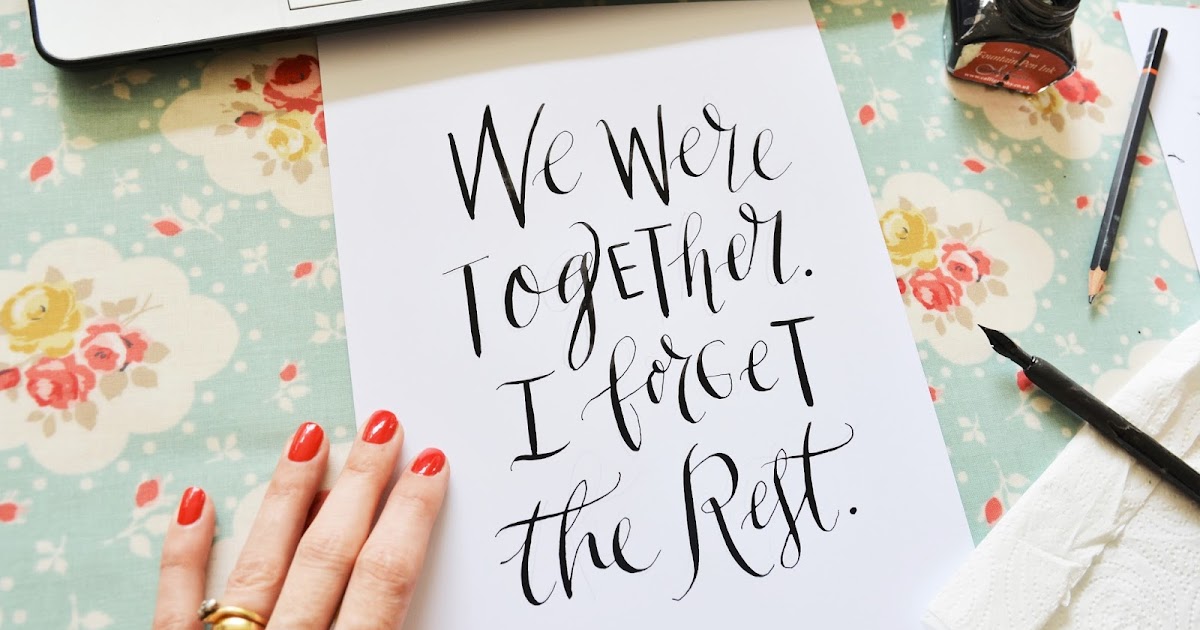 Playing with Calligraphy