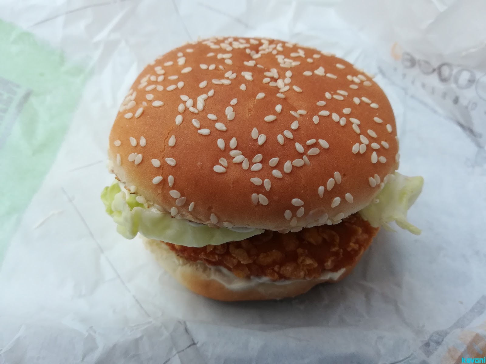 kavoniho žrádlo: Crispy Chicken, Burger King