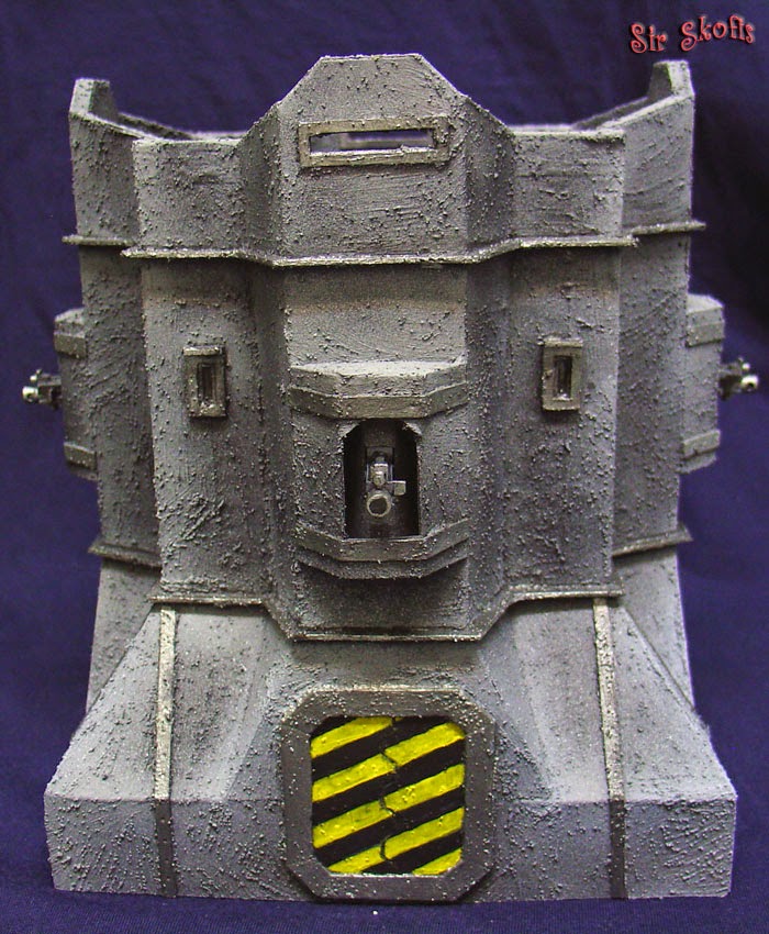 Sir Skofis's Workshop: Warhammer 40000 Imperial Bastion made with Cardboard
