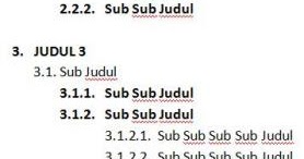 Morning: Mudah dengan Ms. Office Word: Membuat Format Number Bertingkat