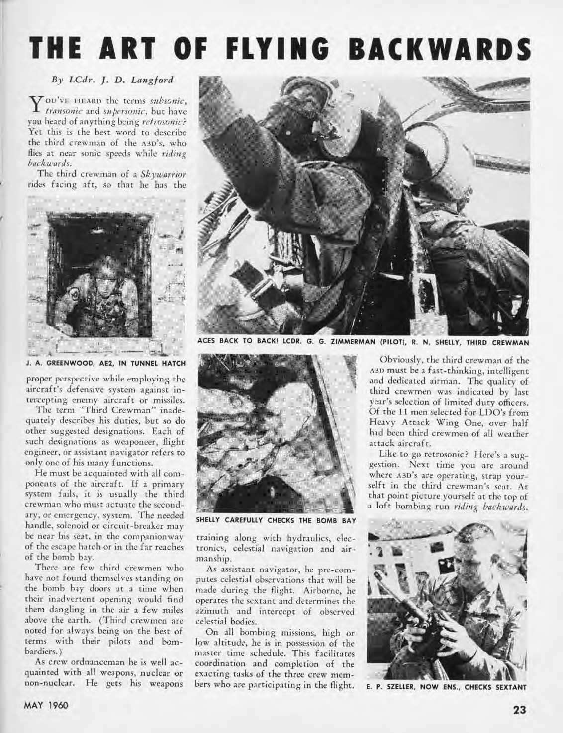 U.S. Navy Aircraft History: A3D Skywarrior Third Crewman