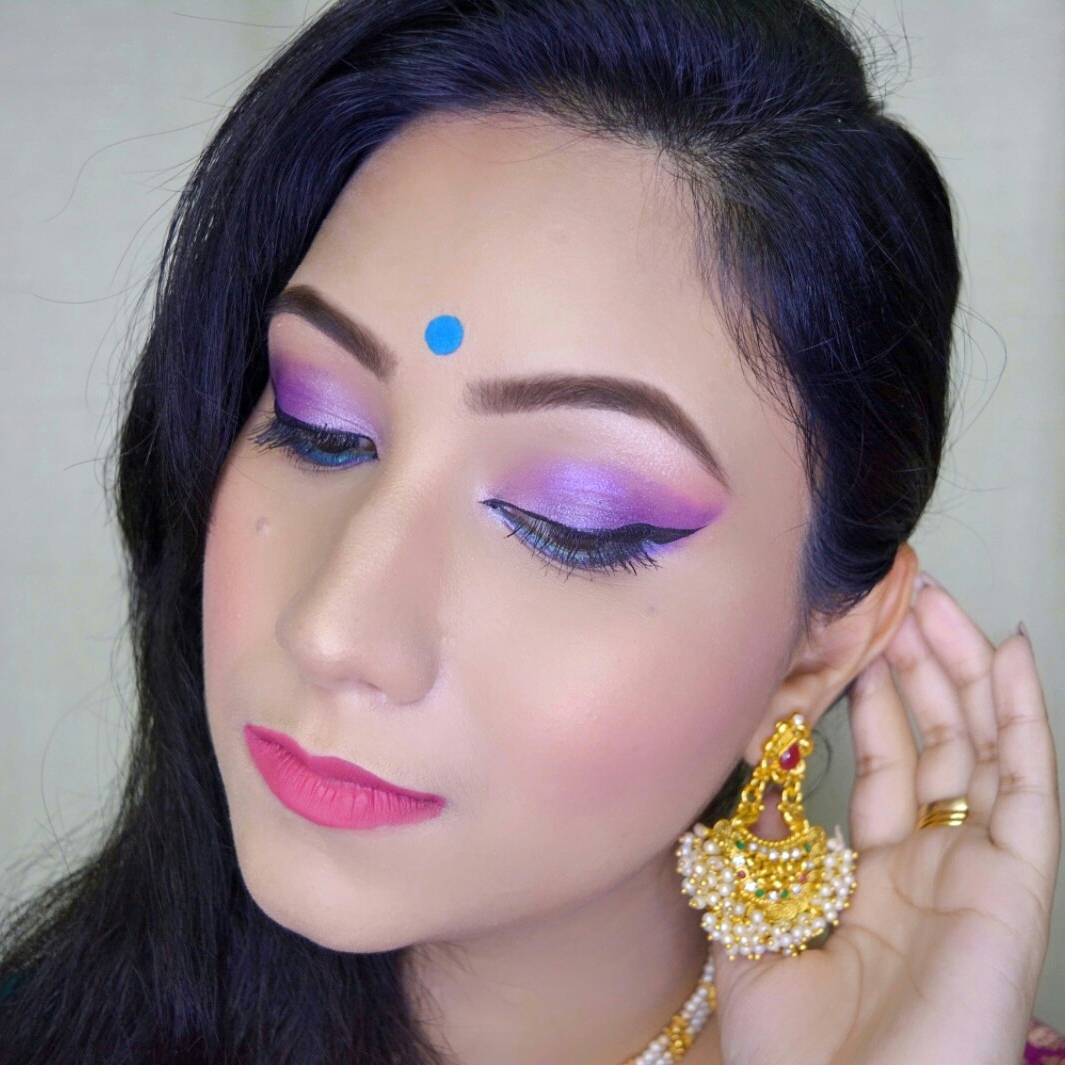 My OBSESSion: Purple Party Makeup Tutorial + Indian Weddind GRWM ...
