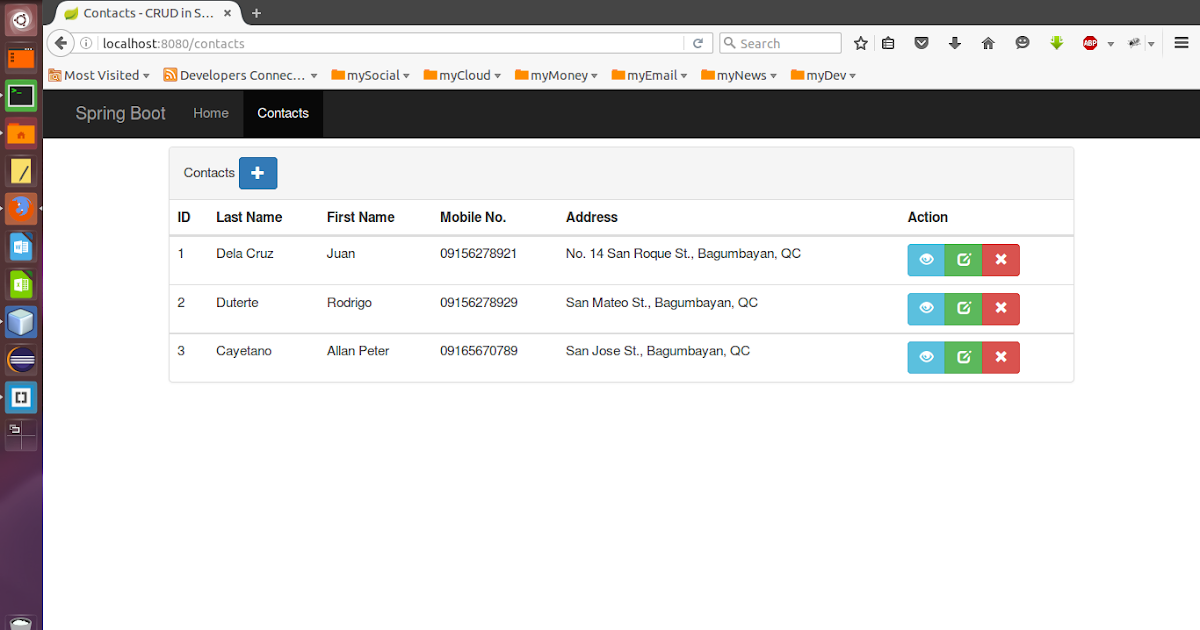 CRUD in Spring Boot with Spring Data JPA