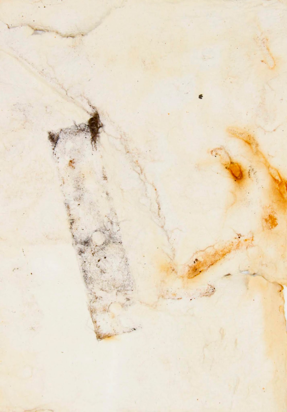 Rust Dyeing on Paper