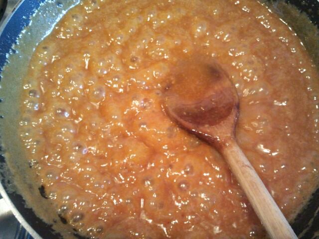 Barritas de krispies al caramelo de mantequilla salada