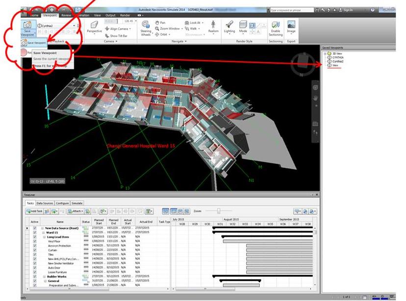 Tortilla Revit + ASX trading journal: Part 3 - Naviswork - How to work with viewpoints in ...