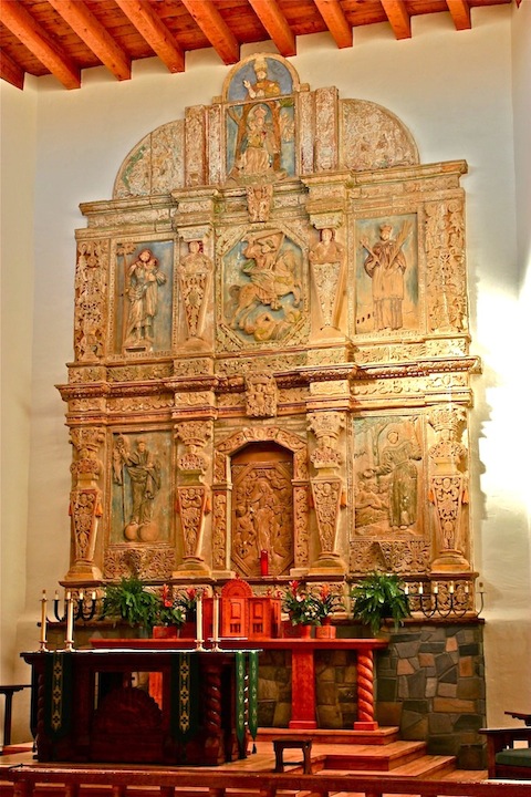colonialmexico: Stone Retablos: La Castrense, New Mexico