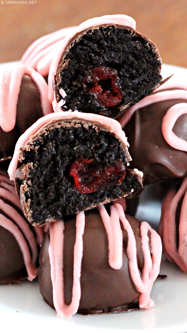 Cherry Oreo Truffles