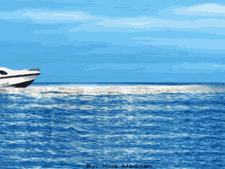 Animasi " Speed Boat " Untuk HP @ Kios Madinah 2