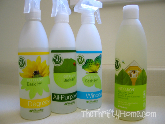 *The Thrifty Home: Shaklee Basic H Cleaner Review and Giveaway