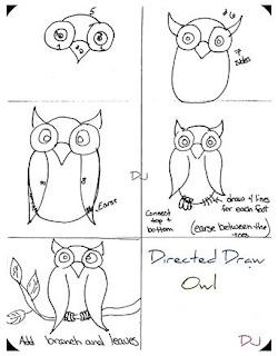 The Homeschool Voyager: Let's Draw Owls - We Did It!