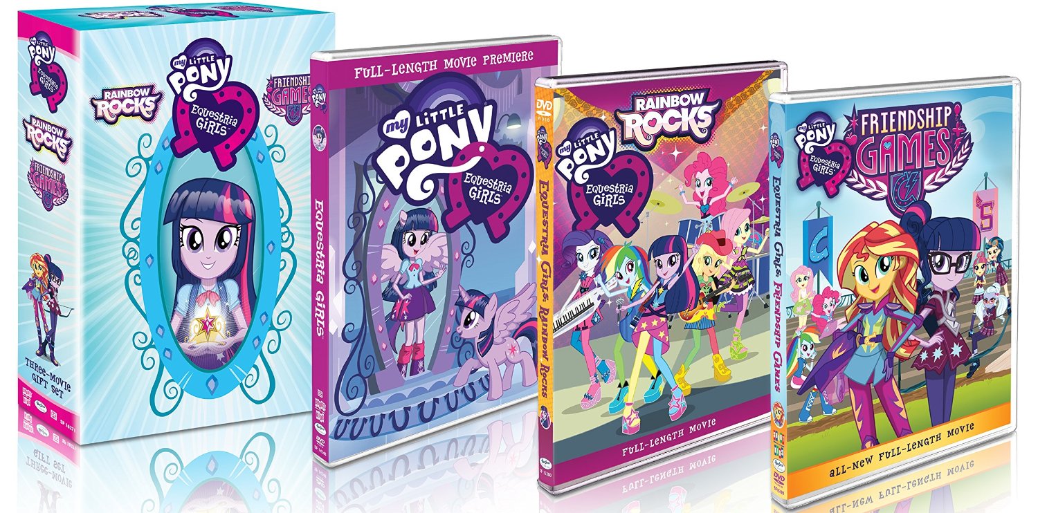 Equestria Girls Three-Movie Gift Set on Amazon | MLP Merch