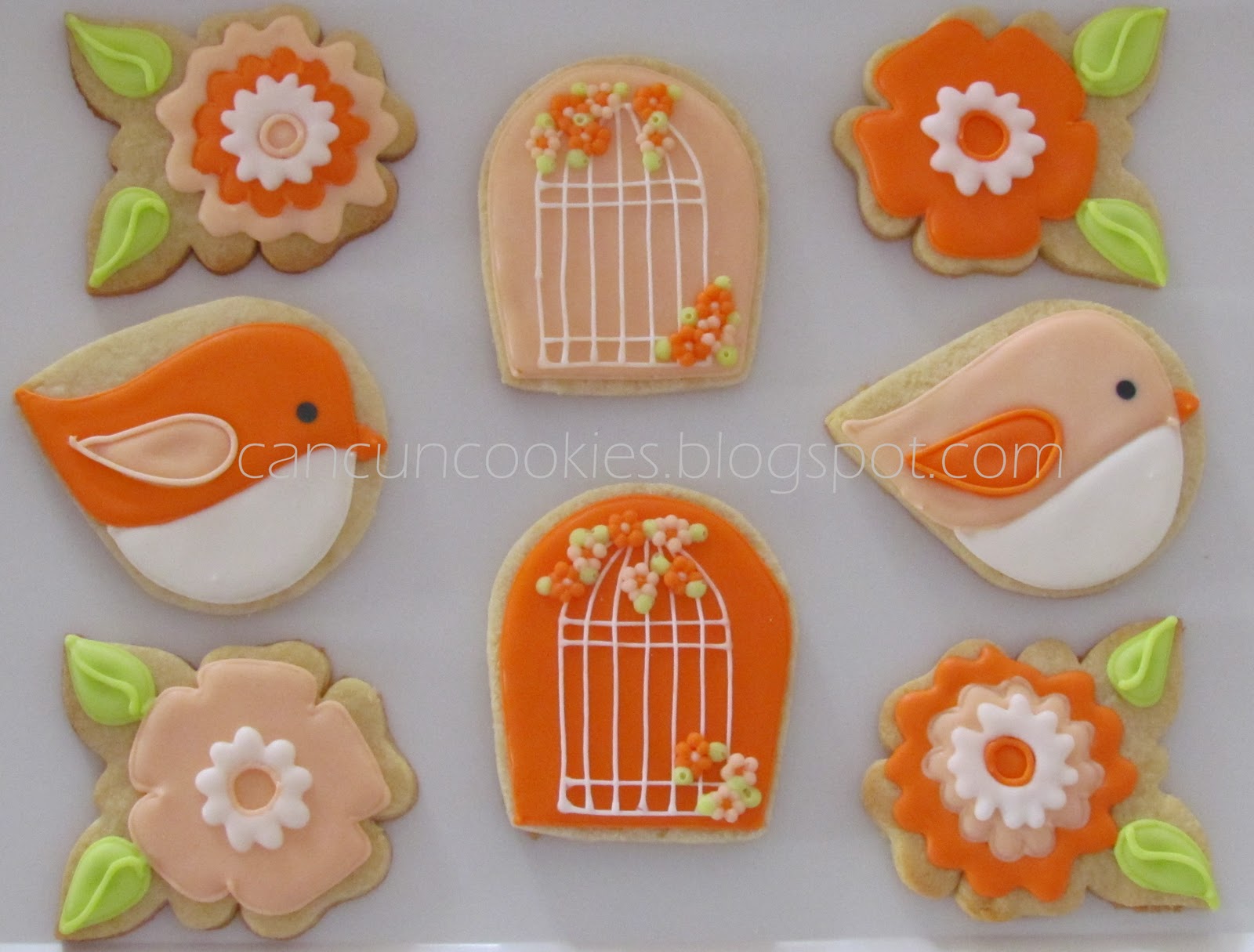 CancunCOOKIES: vintage birdcages, flowers and birds