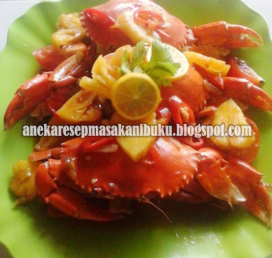 RESEP MASAKAN KEPITING MASAK SAOS BUMBU NANAS | MASAKAN LEZAT NUSANTARA