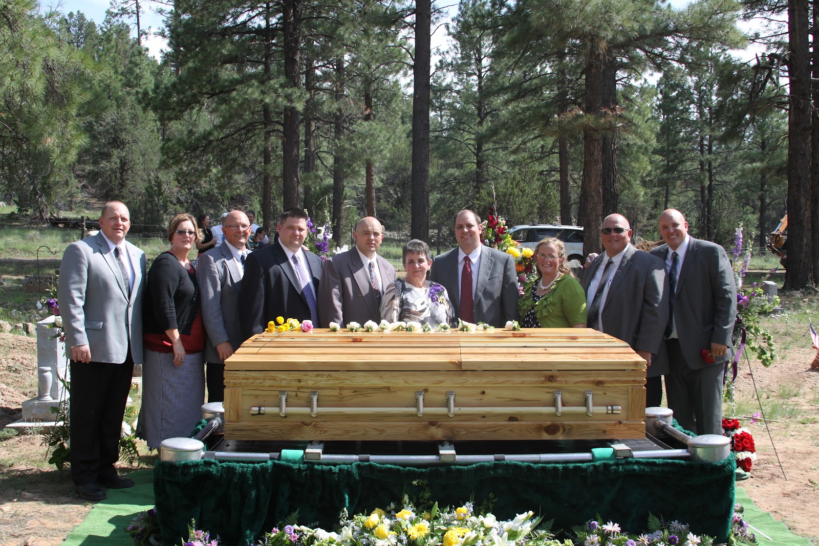 Our Forever Family: The casket...