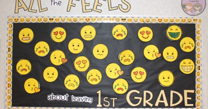 What the Teacher Wants!: End of Year Emoji Writing and Bulletin Board