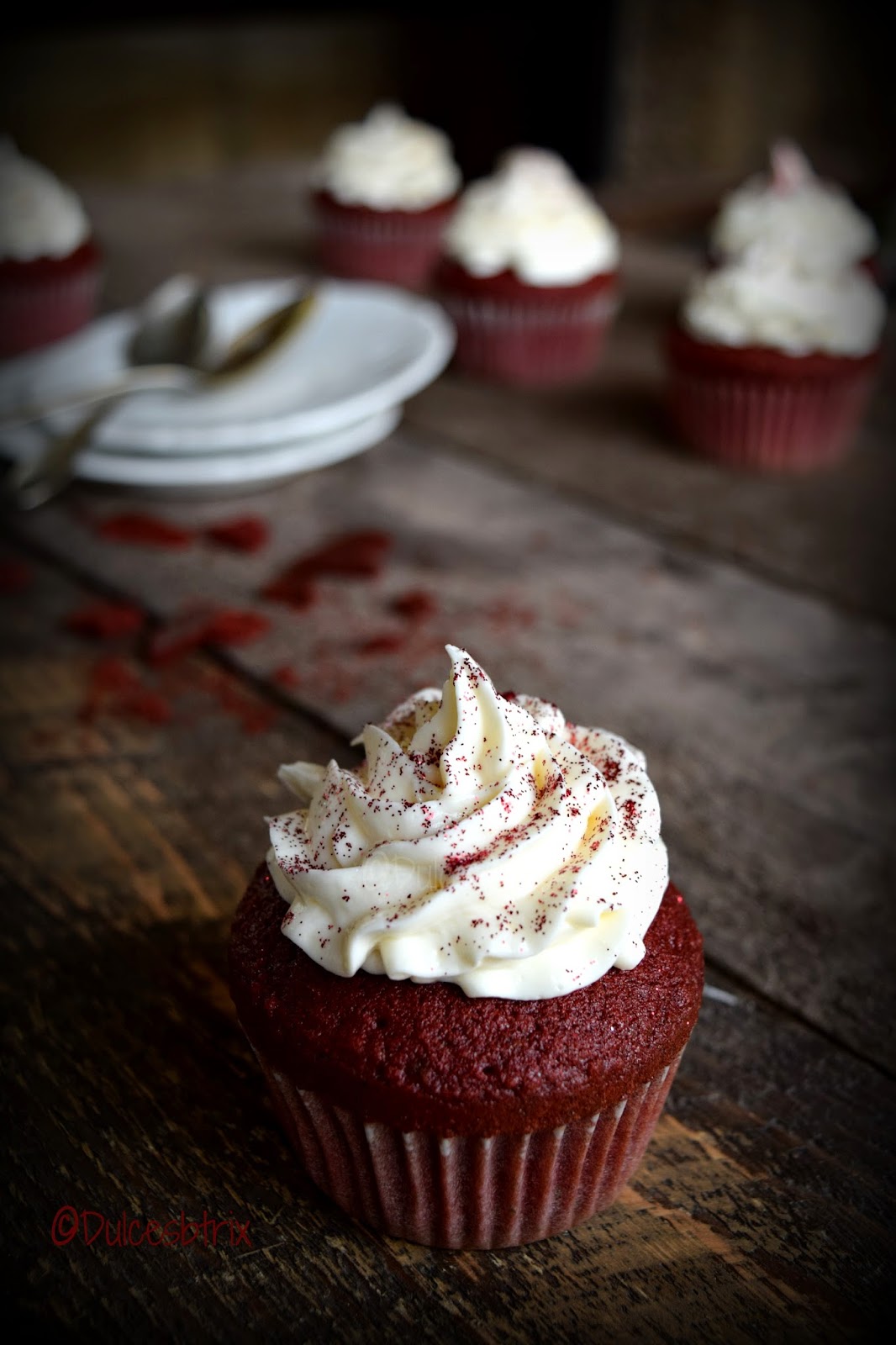 Dulces Btrix: Cupcakes Red Velvet - Terciopelo rojo