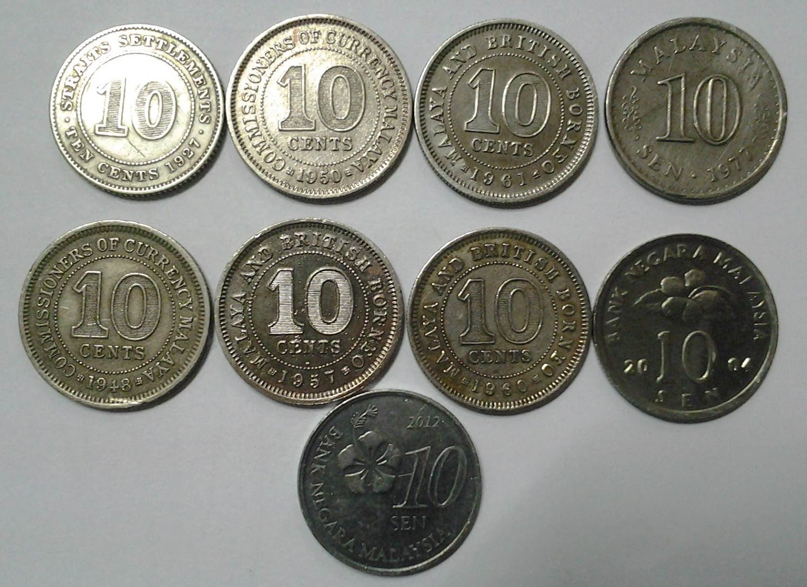 POKMI KUANTAN: DUIT SYILING LAMA MALAYSIA