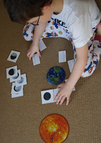 "Making Montessori Ours": Moon Phases For Kids, Montessori Science At Home