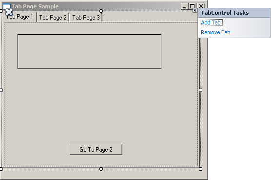 C# WinForm: TabControl Sample