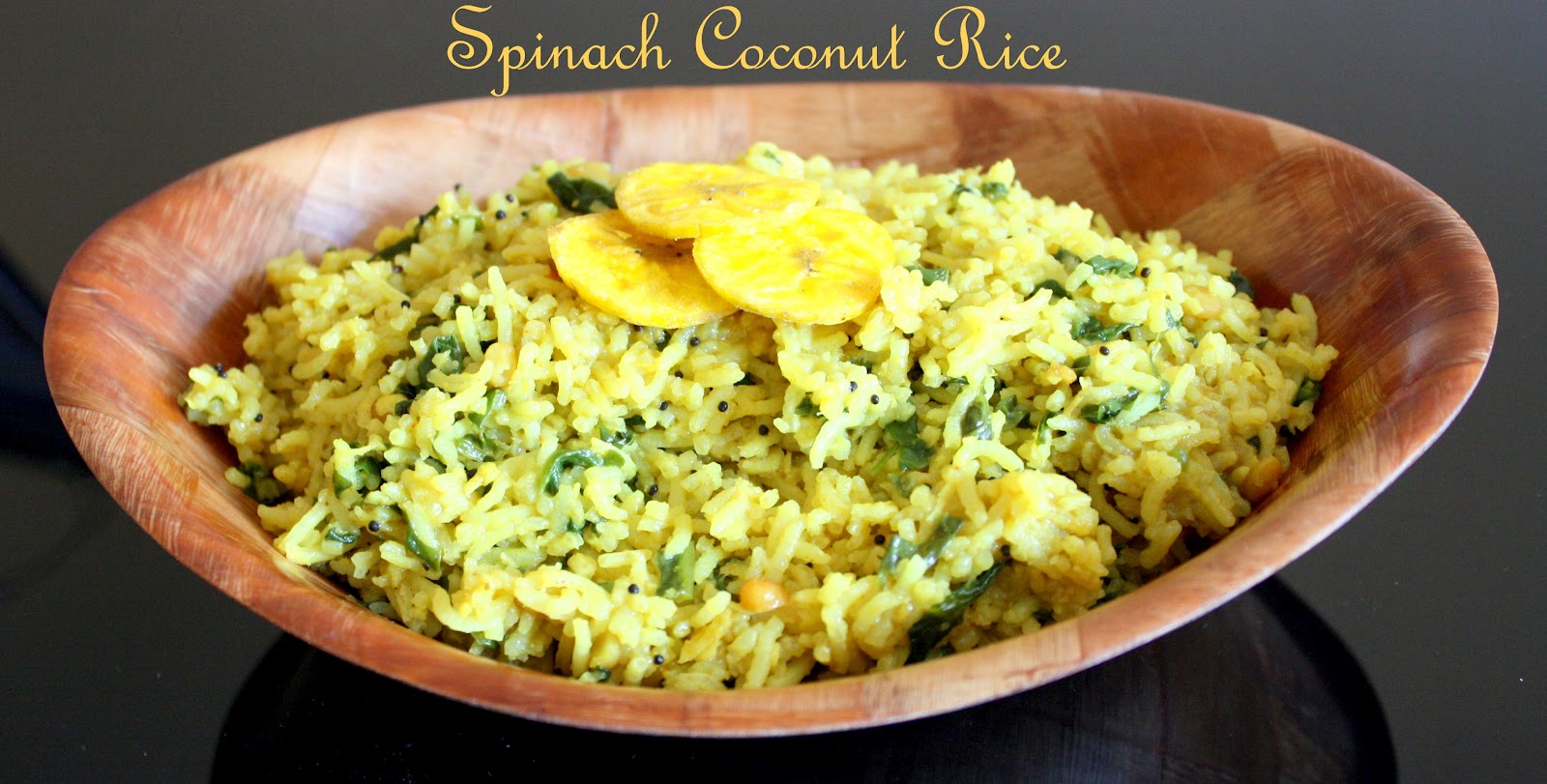 Cook like Priya: Spinach Coconut Rice ~ One pot variety rice/ Lunch-box ...