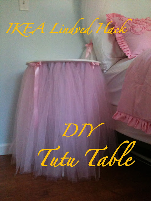 THe KeaTiNG eFFeCT: DIY Tutu Table {IKEA Lindved Hack}