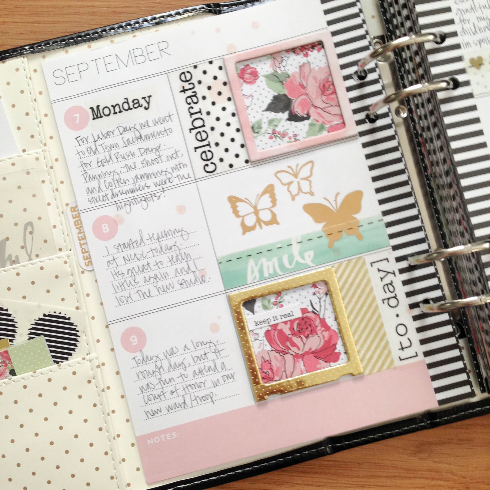 Precocious Paper: September Memory Planner Pages - SRM Stickers