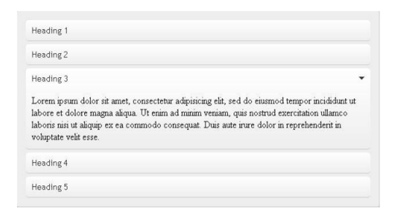 Uneweb Instituto: Pasos para Crear un Acordeón con HTML5 y CSS3