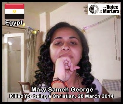 Pebbles For Christ: EGYPT: Christian Woman Killed in Mob Attack