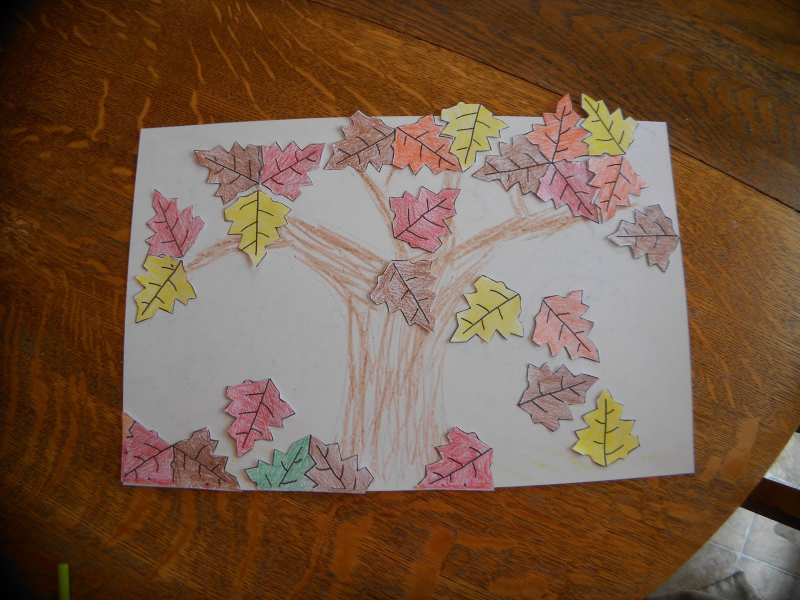 Almost Unschoolers: Fall Leaf Tessellation