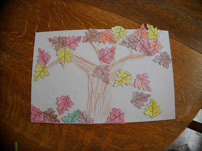Almost Unschoolers: Fall Leaf Tessellation