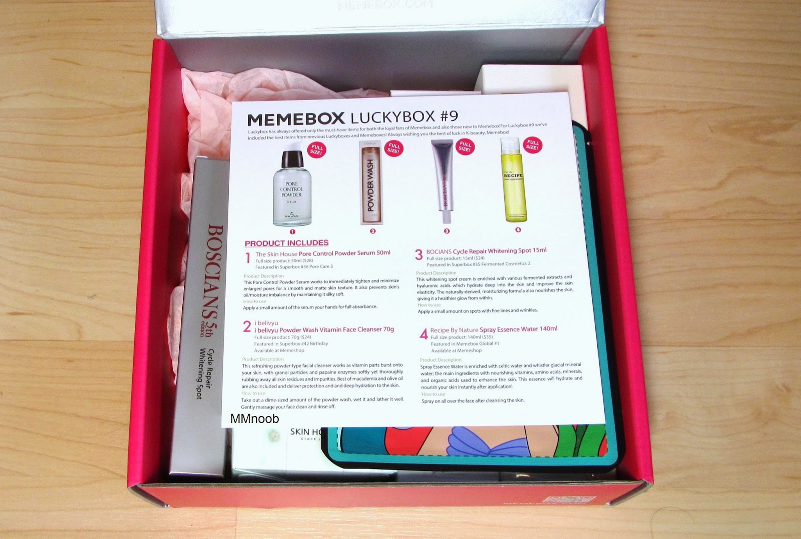MMnoob: Unboxing: Memebox lucky box #9