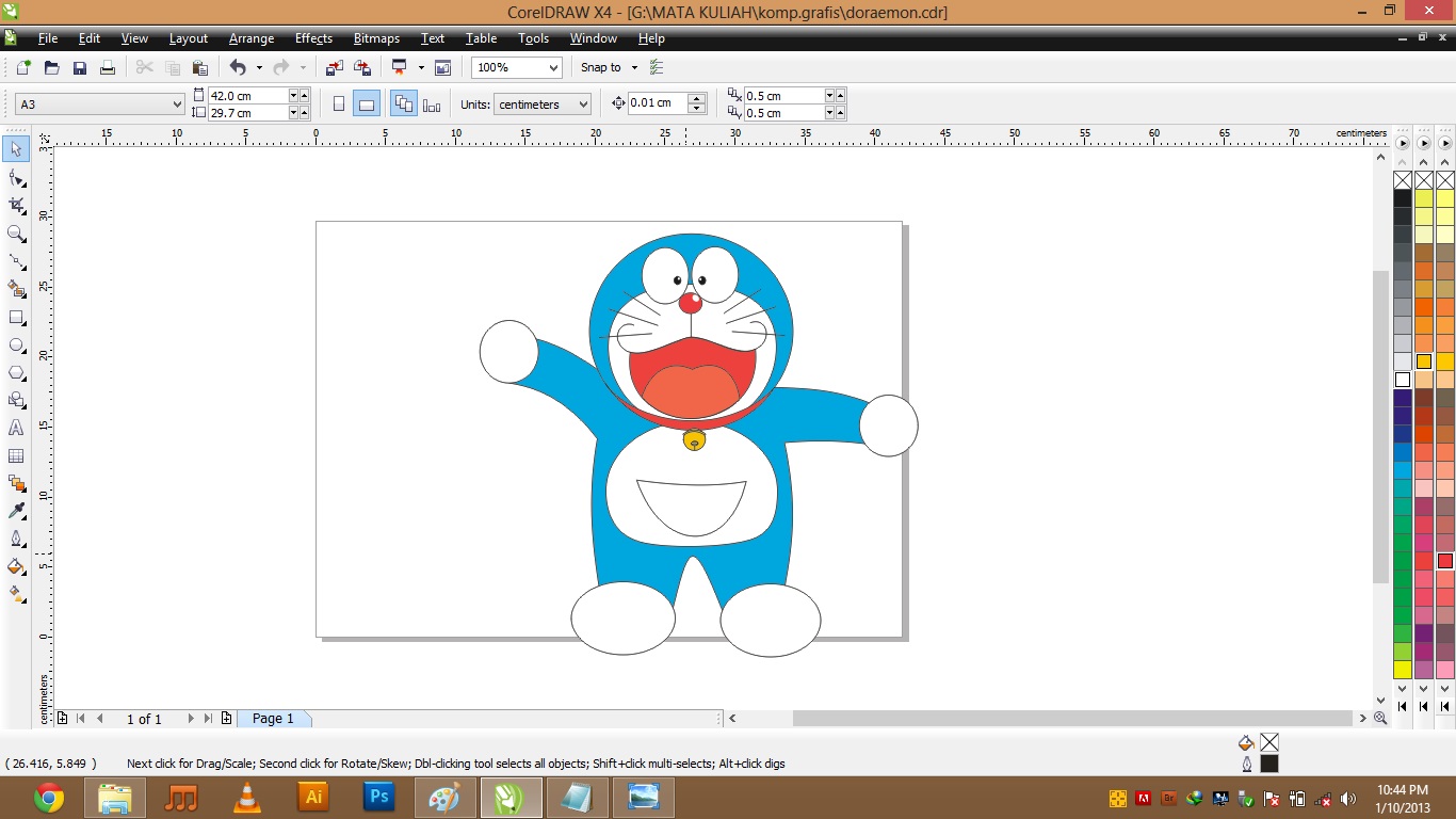 WhereTechnology Can be Fun ::.: MEMBUAT POSTER DORAEMON DENGAN ...