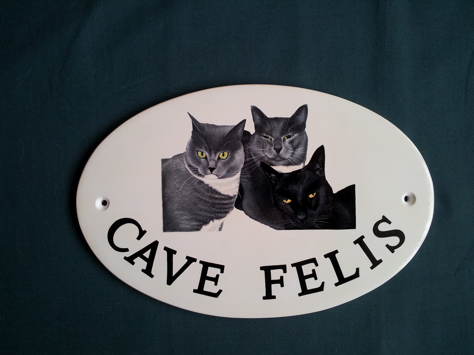 Hand Painted House Signs by Ceramic Art: Latest Handpainted Ceramic ...