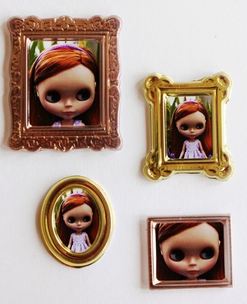 SNICKERDOODLE STREET: How to Make Mini Photos Frames