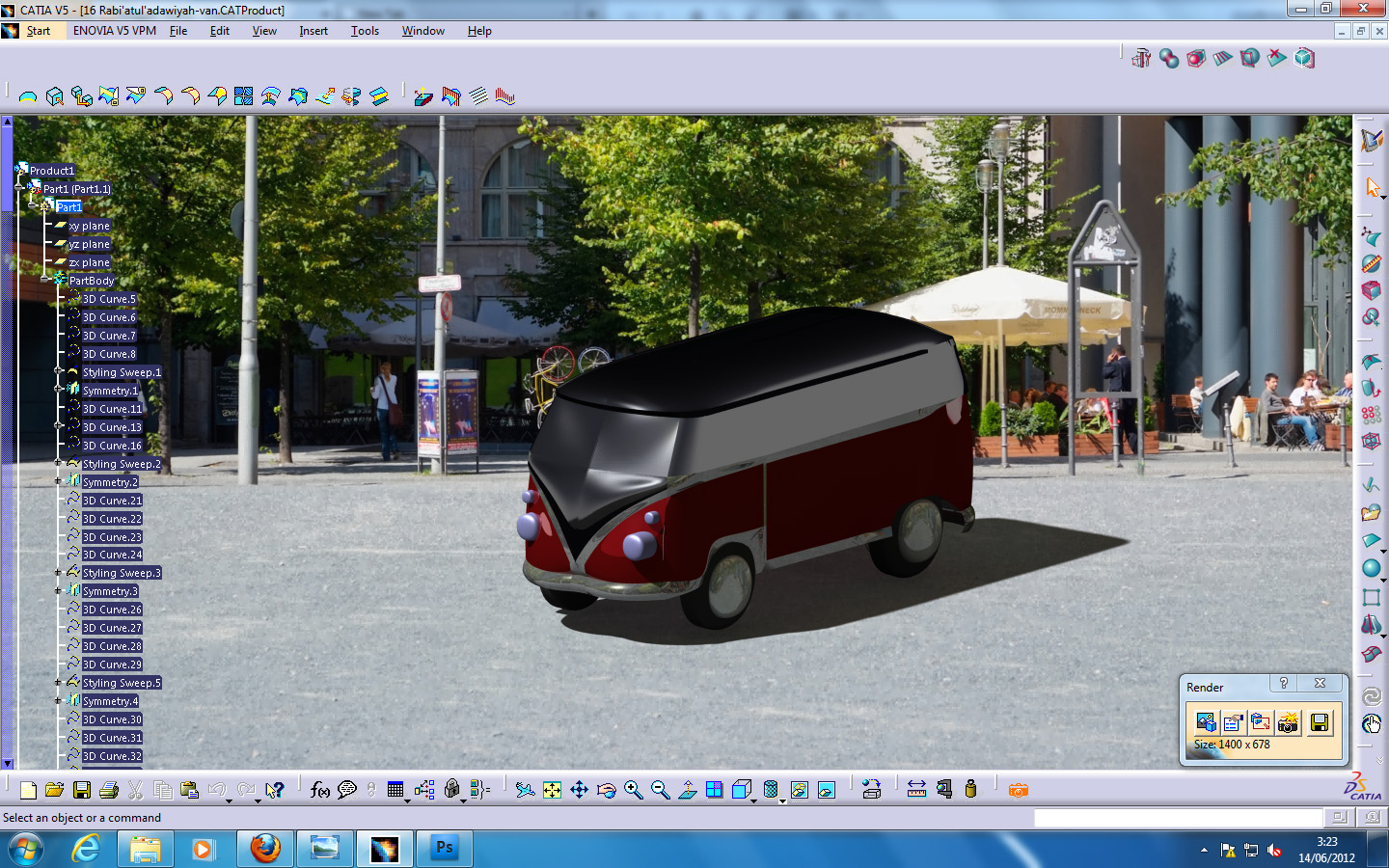 lilulilu: Final Project Subject 'Advanced CAD CATIA'