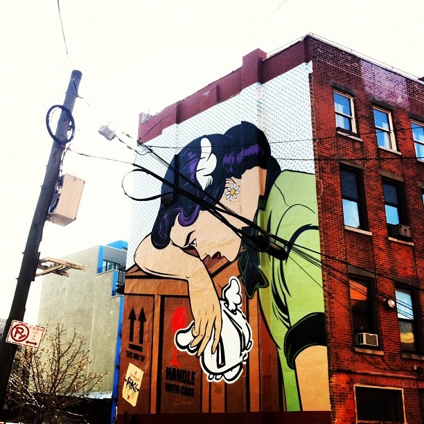 Dface “Handle With Care” New Mural In NYC – StreetArtNews