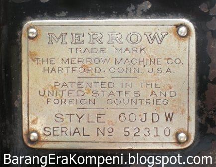 BarangEraKompeni: Mesin Obras MINI " MERROW - Hartford USA