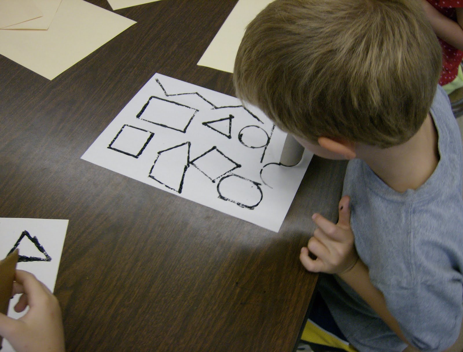 Zilker Elementary Art Class: First Grade Stamp Prints