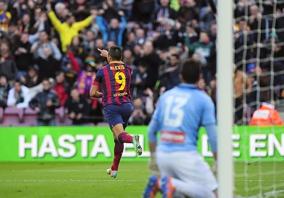 Barca Images GIF - Alexis Sanchez Goal against Elche