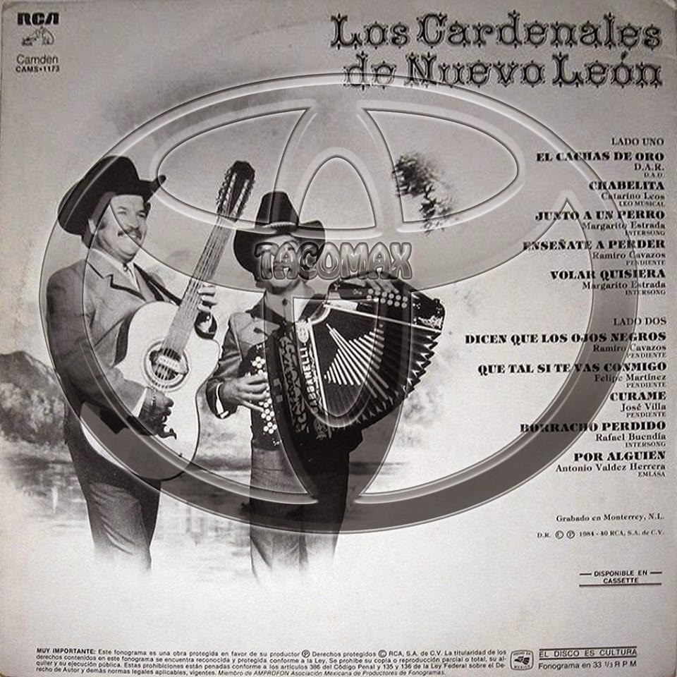 sɐɹǝdnɹƃ sǝuoıɔɔǝΙoɔ: Los Cardenales De Nuevo Leon-El Cachas De Oro