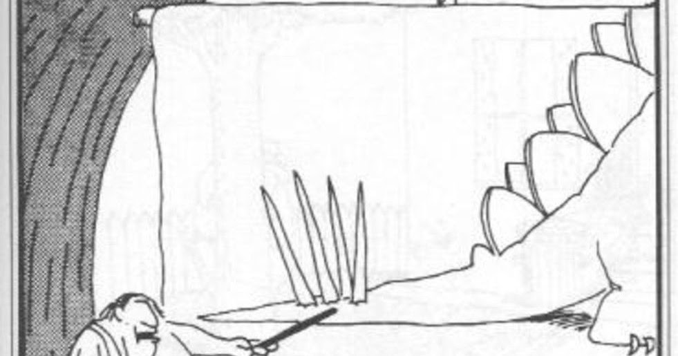 Thing Finder: The term "thagomizer" was coined by Gary Larson in jest