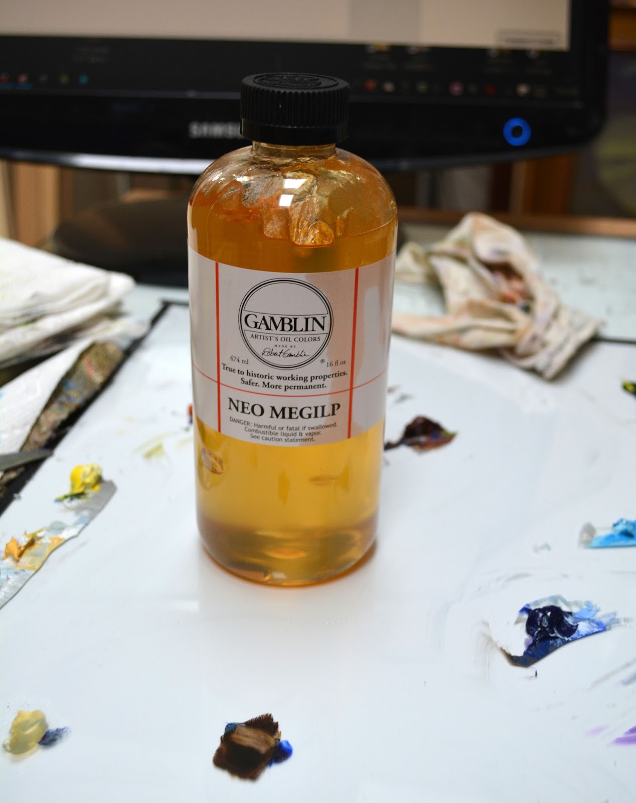 Chuck Larivey OPA, Oil Painter: "What medium do you use?"