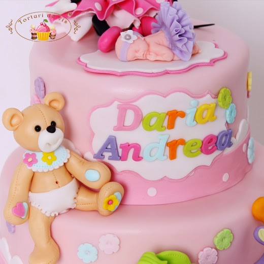 Torturi de vis: Tort de botez pentru Daria Andreea