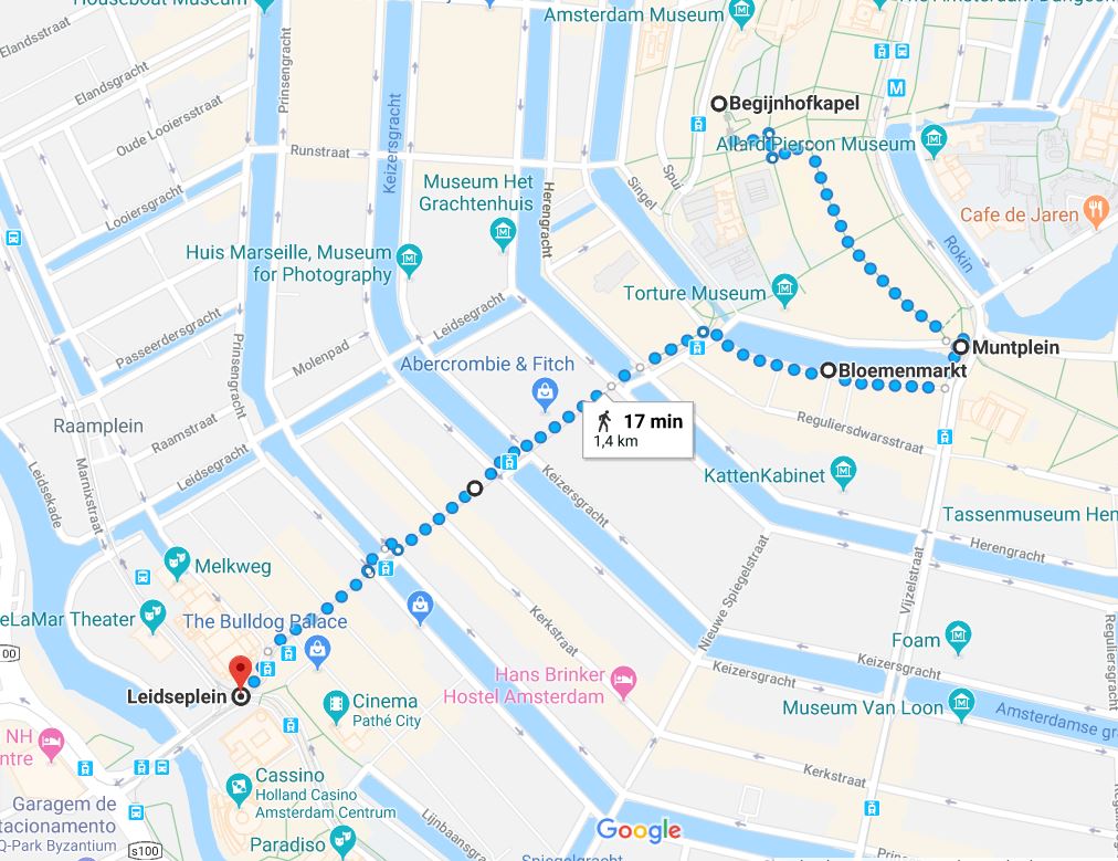 Hobby do Dia: Self-guided Walking Tour em Amsterdam