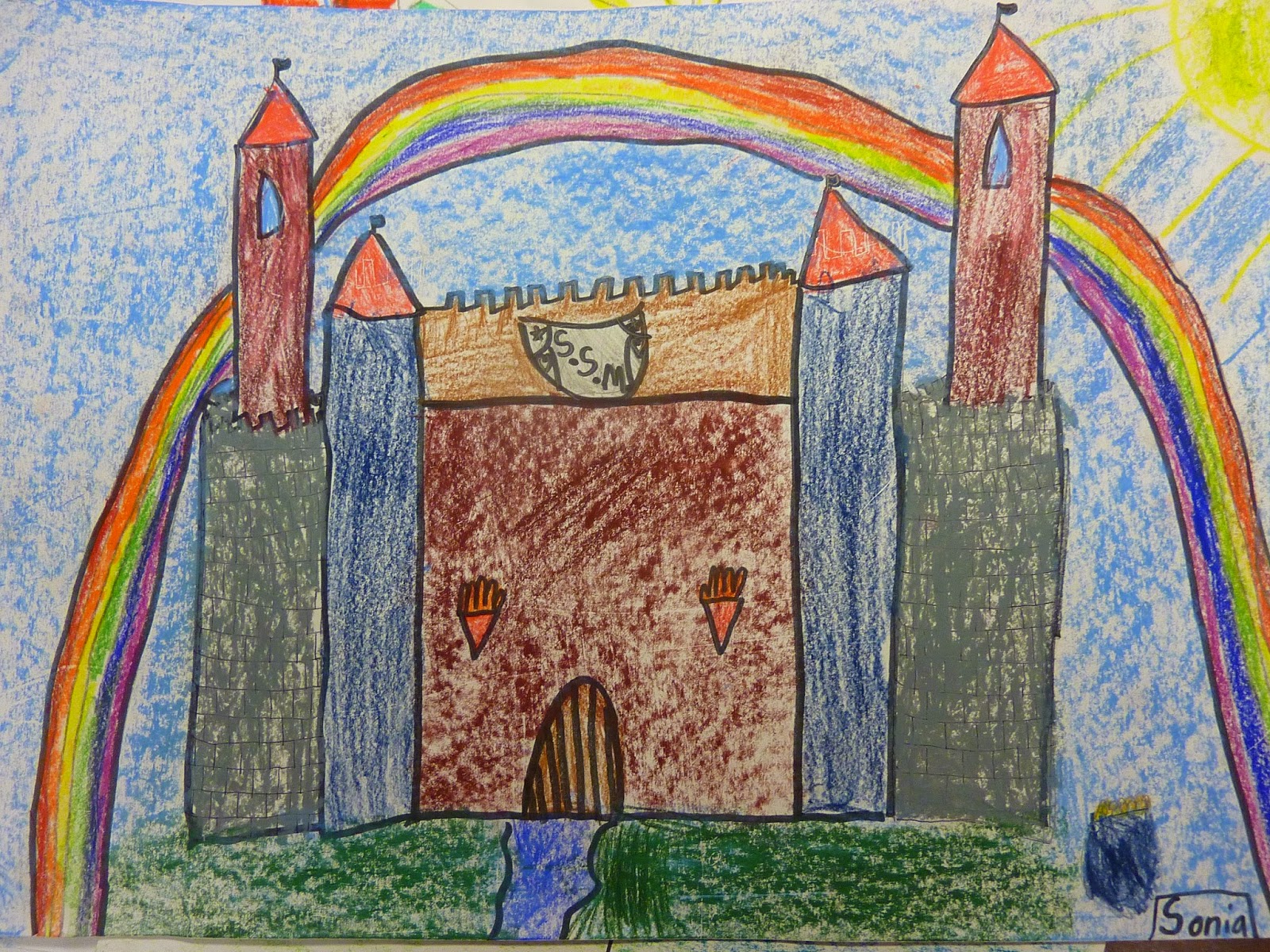 P. C. K. Art Room : Middle Ages Castles- 4th grade