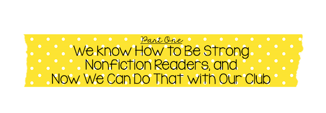 Reading Workshop: Unit 6 Nonfiction Reading Clubs - 3rd Grade Pad