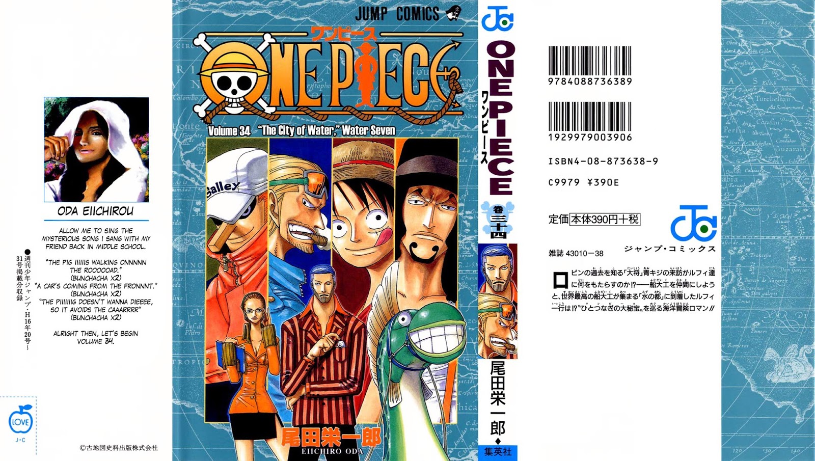 Nitoryu Scans : "Davy Back Fight" and "The City of Water, Water Seven"