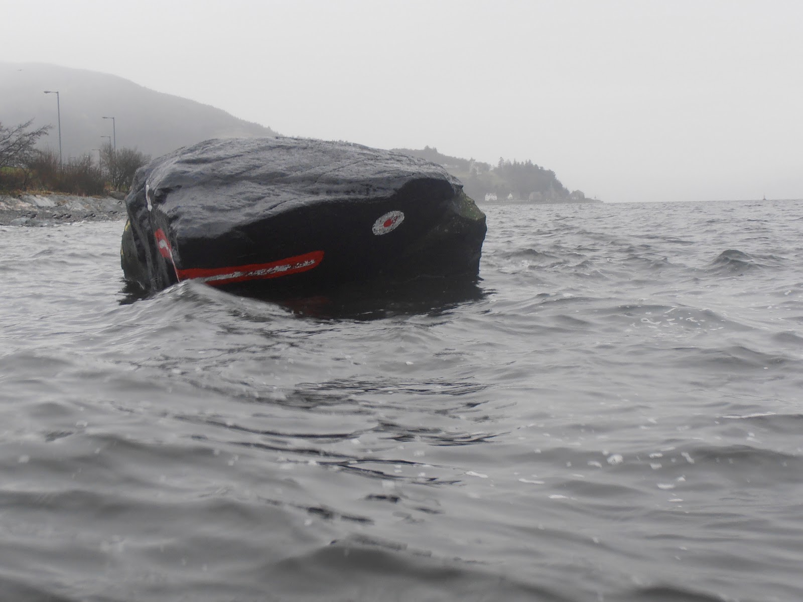SEA KAYAKING ALONG THE SCOTTISH COAST: sea monster