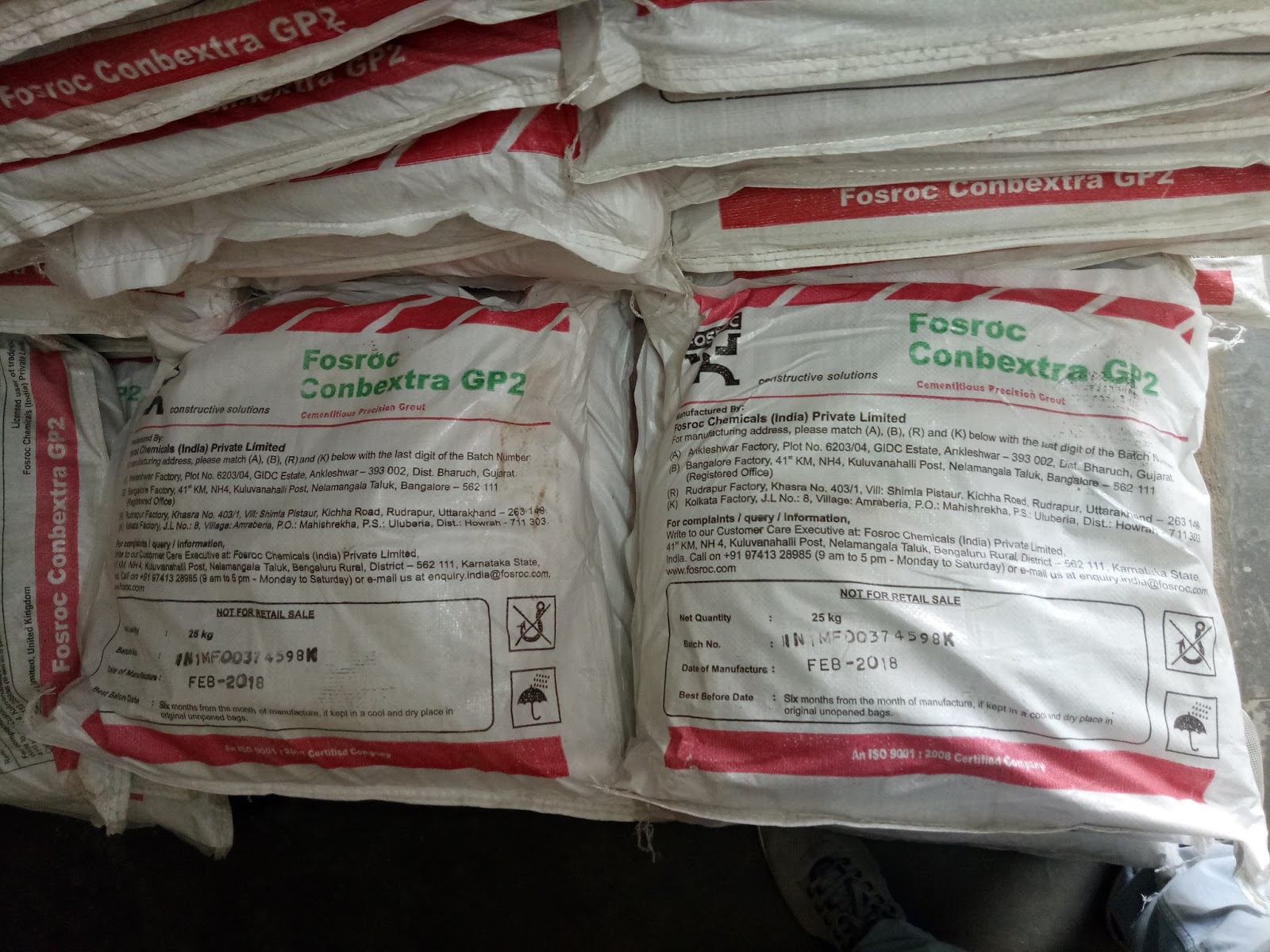 Grouting Cement Distributor: Fosroc Grouting Material GP2 in Ranchi